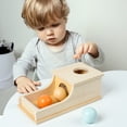 BUSY EDITION Object Permanence Box – Montessori Sensory Ball Drop Toy ...