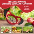 1pc Stainless Steel Apple Slicer Tool - Ergonomic Red & Design, Durable ...