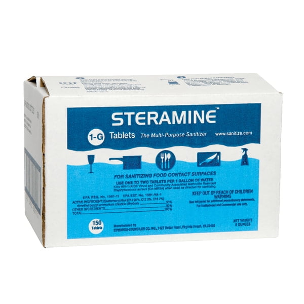 Steramine Sani Tabs, 8 Oz, Carton Of 6 - Walmart.com