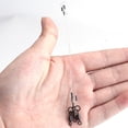 3pcs Combi Hair Rigs Line Hook Link Crimped Booms Rolling Swivels ...