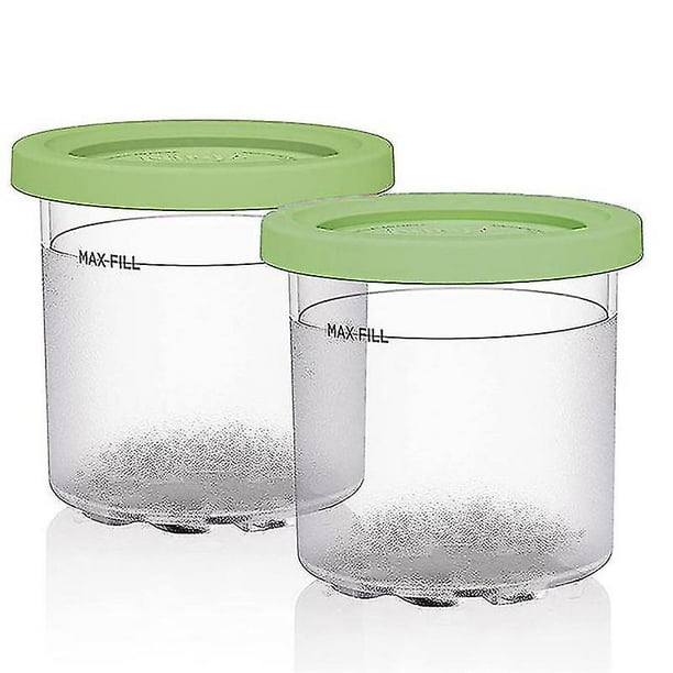 2pcs Ice Cream Containers, Compatible With Nc299amz & Nc300s Series ...