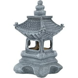 Northlight 13" Solar Powered LED Lighted Pagoda Outdoor Garden Statue ...