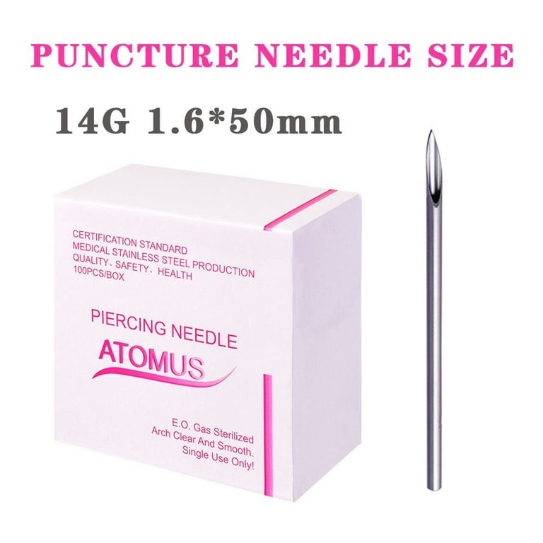 Lip Piercing Needle Size