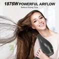 Professional Ionic Hair Dryer,1875W Salon Blow Dryer with Diffuser ...