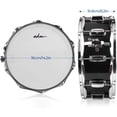 ADM 14"X 5.5", 0-String Kids Snare Beginner Kit with Stand, Mute Pad ...