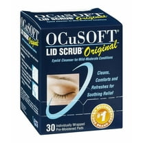 OCuSOFT Lid Scrub Original Dry Eye Cleaner, 30 Each (Pack of 2 ...