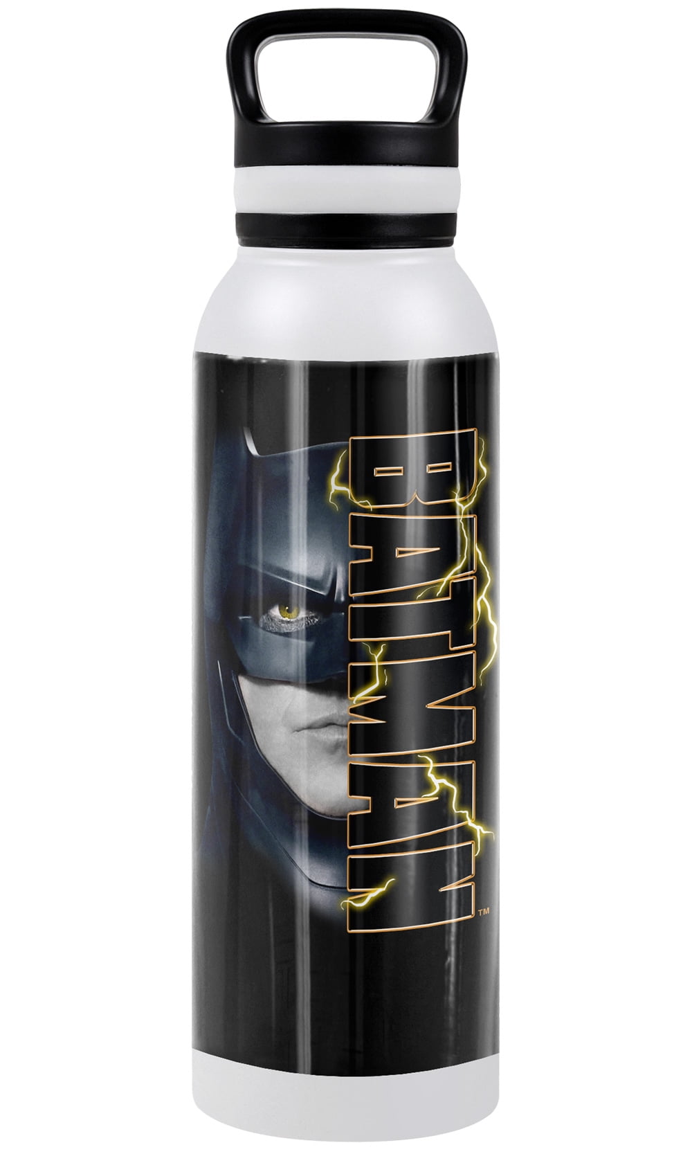The Flash Official Batman 24 oz Insulated Canteen Water Bottle, Leak ...