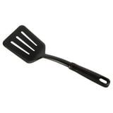 Mainstays Slotted Kitchen Turner Nylon Black Soft Grip Handle ...