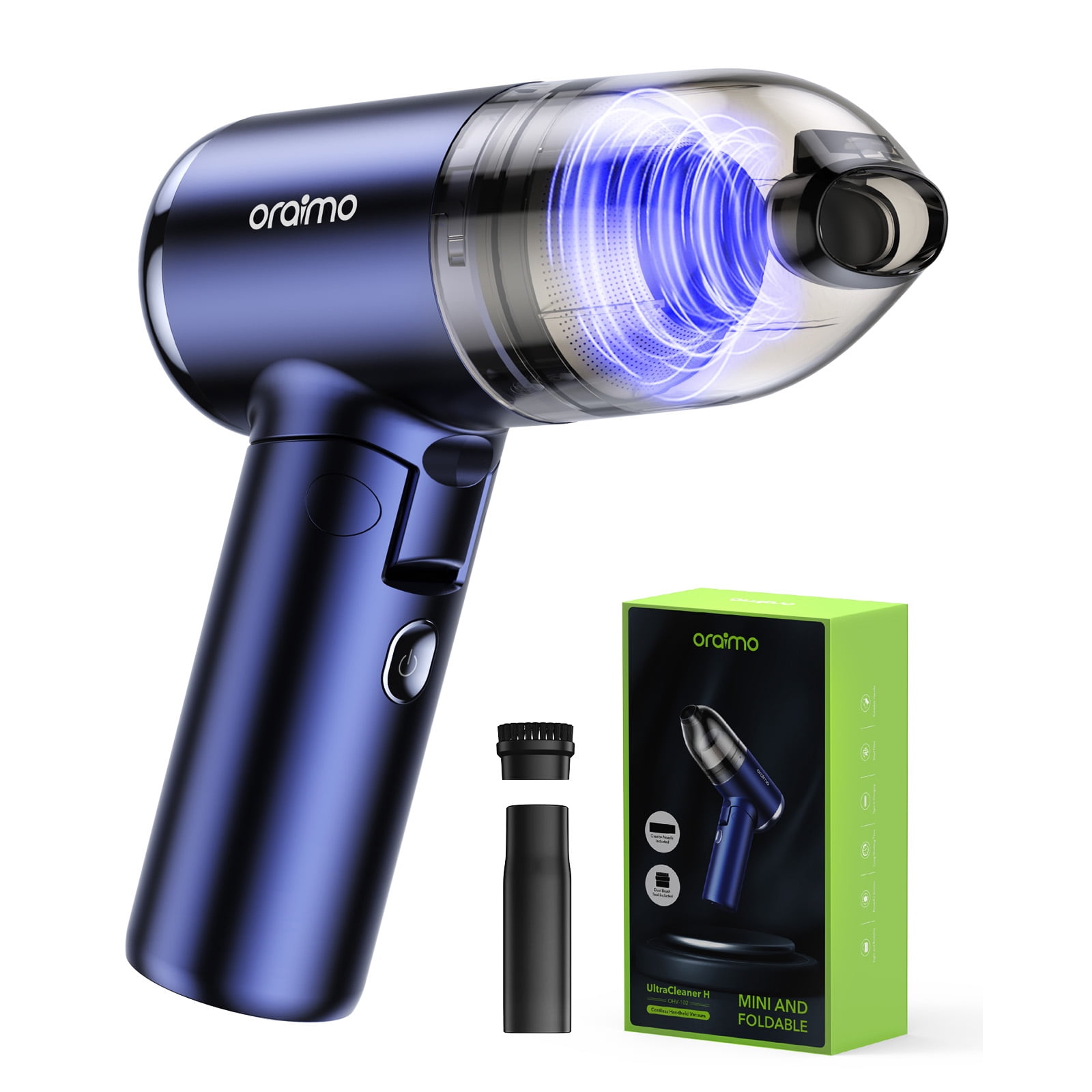 Oraimo Foldable Cordless Handheld Vacuum Cleaner, Ultra-Lightweight 1.0 ...