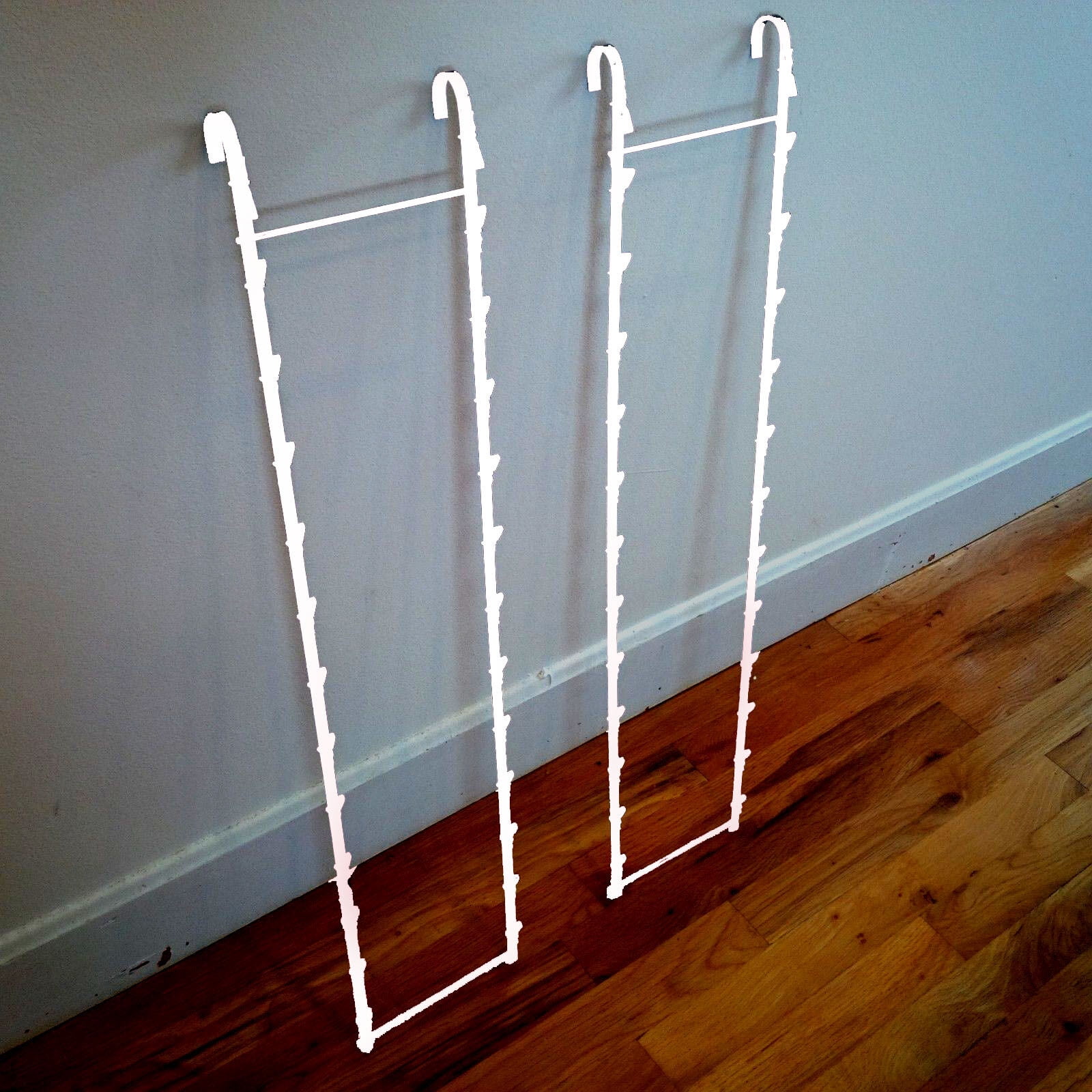 2 Strips 26 Clip Potato chip, Candy White Hanging Display Racks - Lot ...