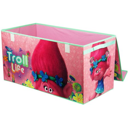 DreamWorks Trolls Oversized Soft Collapsible Storage Trunk - Walmart ...