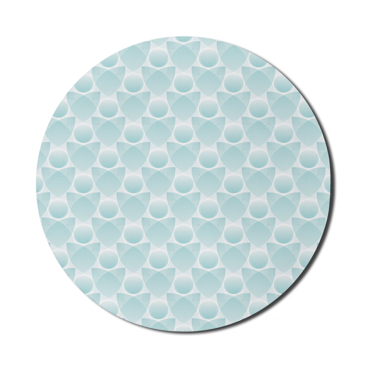 Geometric Mouse Pad for Computers, Abstract Trippy Oval Circular Shapes ...