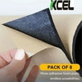 XCEL Neoprene Foam AntiVibration Pads with Self Adhesive - Closed Cell ...