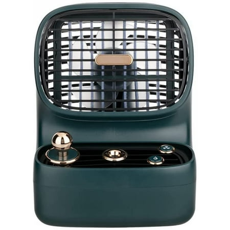 Desktop Portable Fan Retro Game Console Mini Fan Humidification Water ...