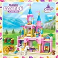 Castle Building Kit, Girls Princess Castle Magical Ice Palace Toy ...