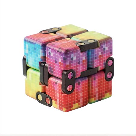 Infinity Cube Fidget Toy, Mini Stress Relieving Fidget Cube Fidget ...