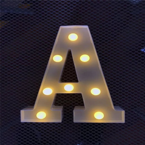 Luces LED con letras, letrero con letras iluminadas, letrero para luz ...