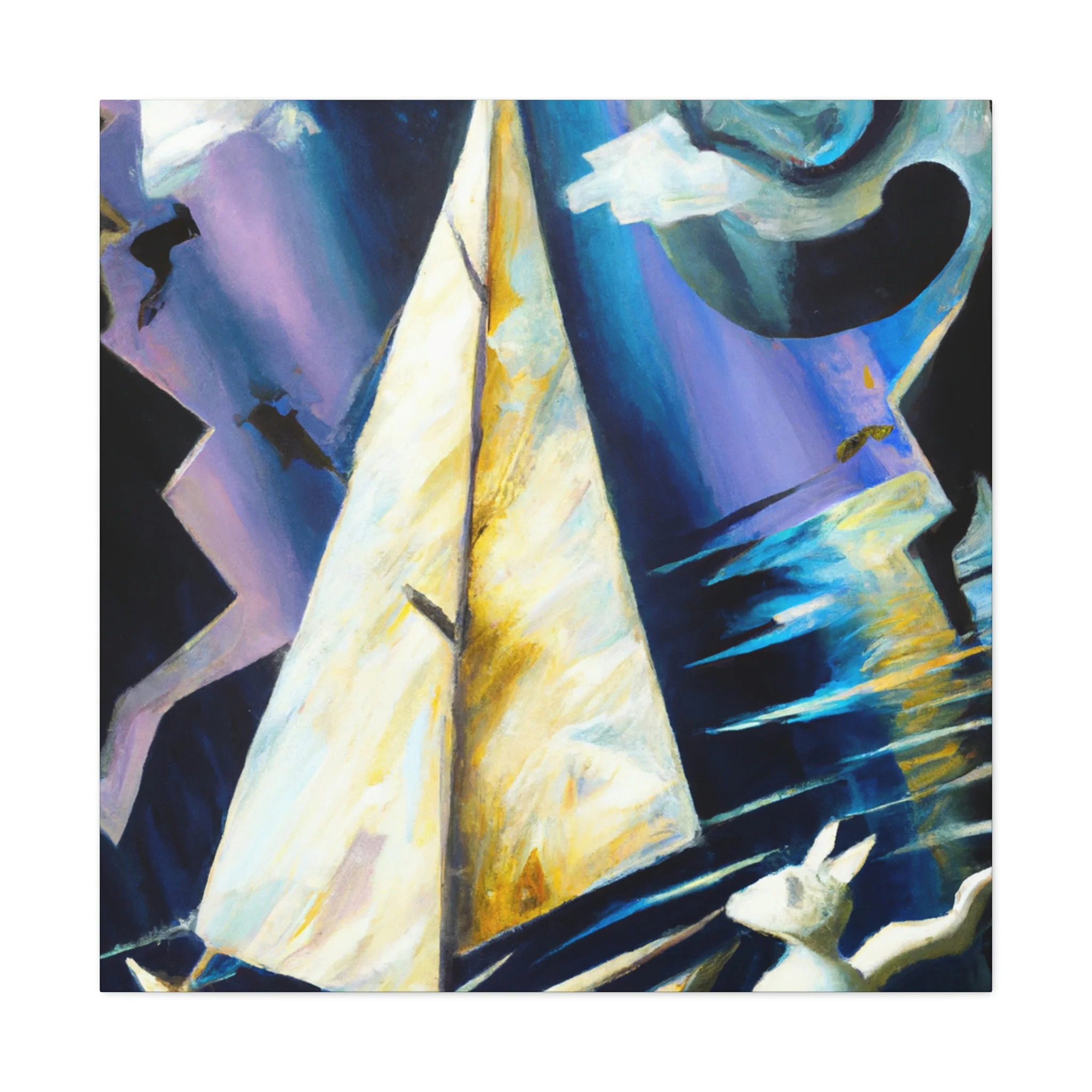 Yacht in Dreamscape - Canvas - Walmart.com