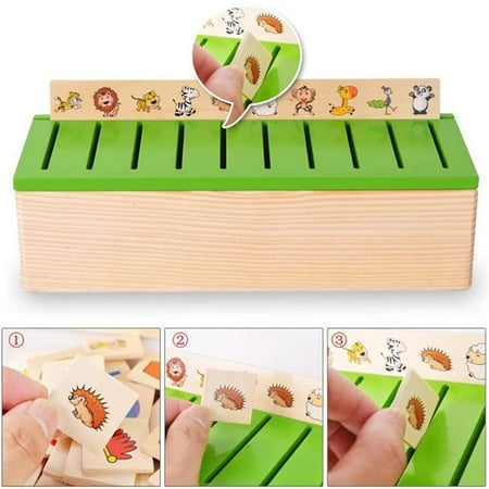 Wooden Sorting Box Set Number kids sorting box and box for Shape ...