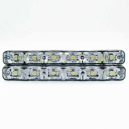 Drl Daytime Driving Lights Led Running Driving Lights Fog Lamps 1 Pair ...