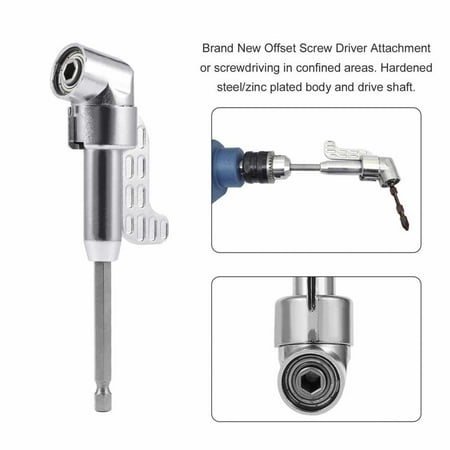 Maoww Offset Screwdriver Bit Attachment Drive Shaft Angle Grinder Tool ...