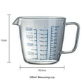Vensio-Heat Resistant Glass Measuring Cup Pitcher, Precise Scale with V ...