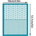 4x5 Inch Clay Stencils Basket Weave Pattern Silk Screen for Polymer ...