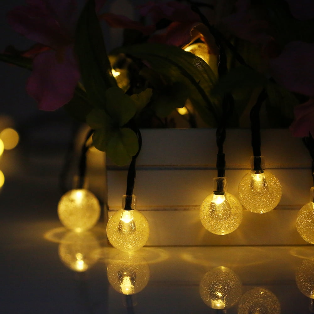 Guirnalda de luces LED alimentadas por energía solar Tomshine de 6,35 m ...