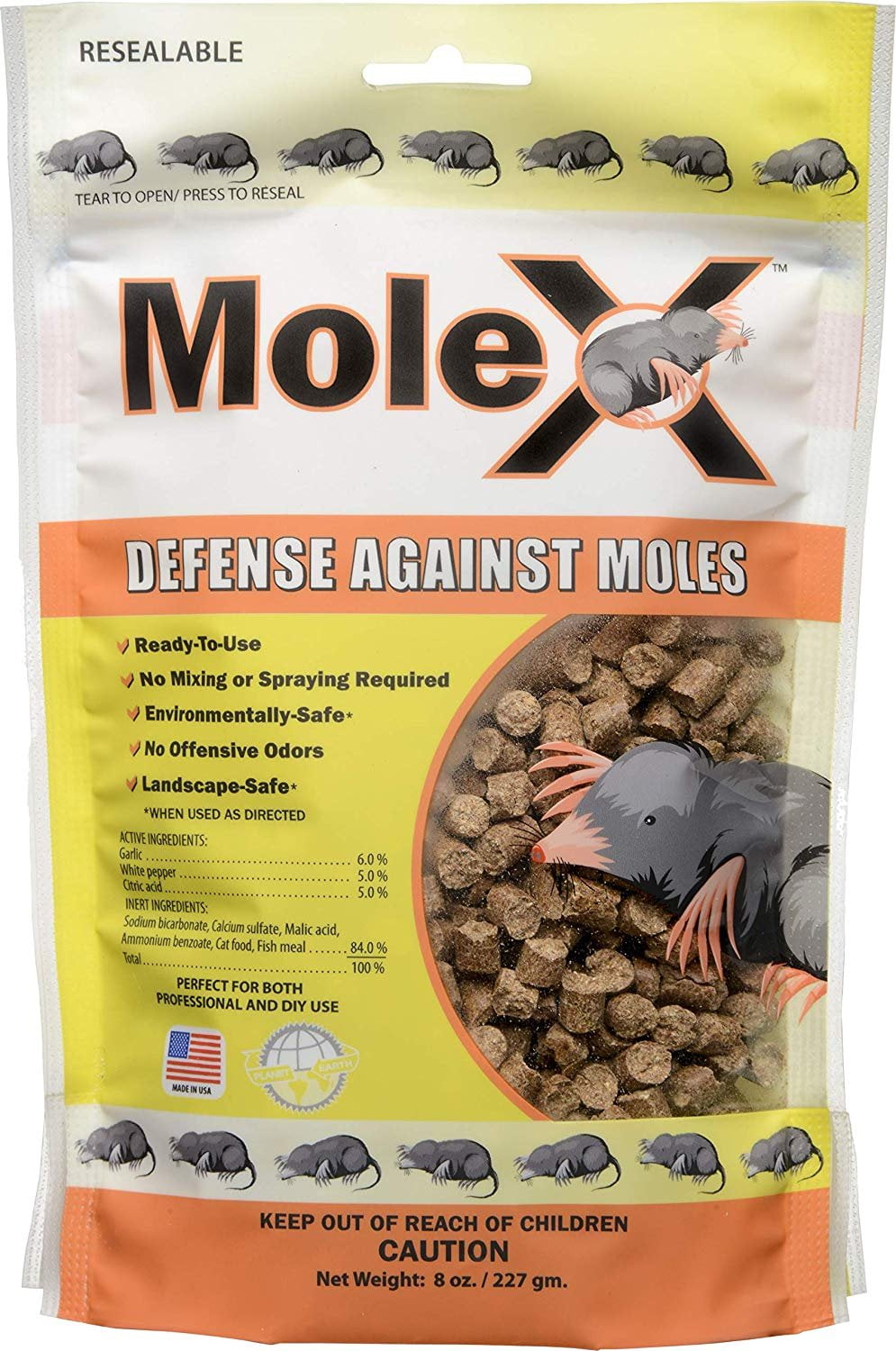 RatX Killer Pellets, 8 oz. Bag EcoClear Products 620204, MoleX All ...