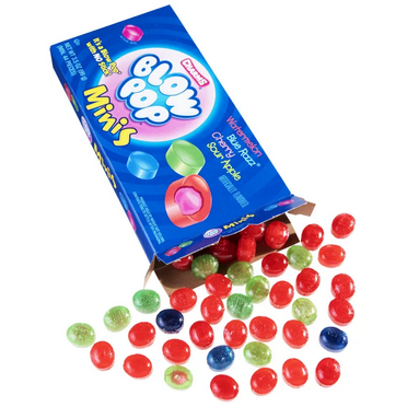 CHARMS Blow Pop, Cherry Ice Flavor, Bubble Gum Filled Pops (48 Count ...