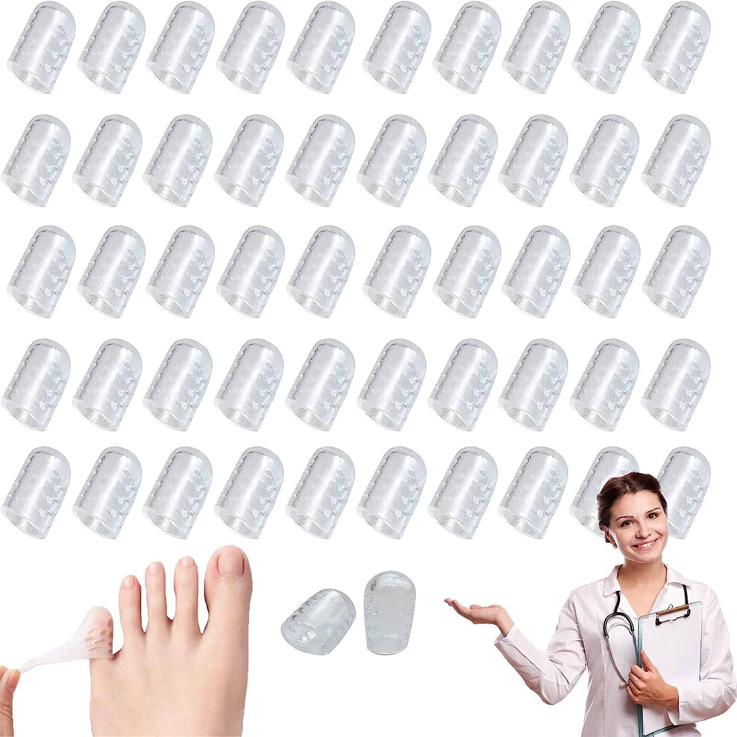 Silicone Anti-Friction Toe Protector, Toe Caps and Toe Protectors ...