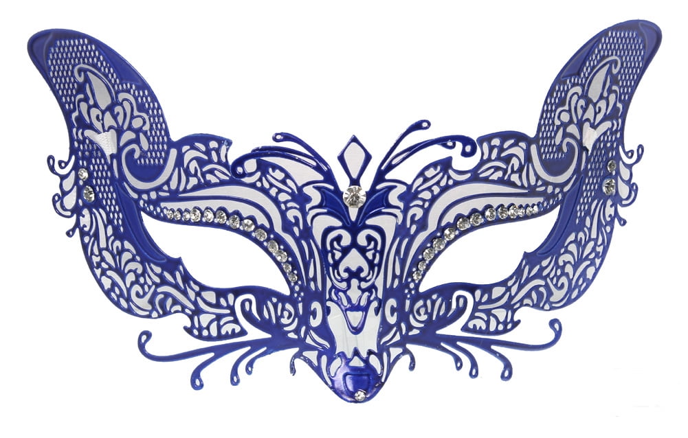 LASER CUT METAL MASK - Fox Face Rhinestones - VENETIAN - Walmart.com