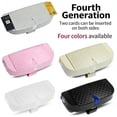 Agiufgs Car Visor Organizer ABS, Magnetic Side Storage & Multiple Card ...