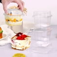Lieonvis 50 Pack 8 oz Plastic Dessert Cups with Lids,Mini Parfait Cups ...