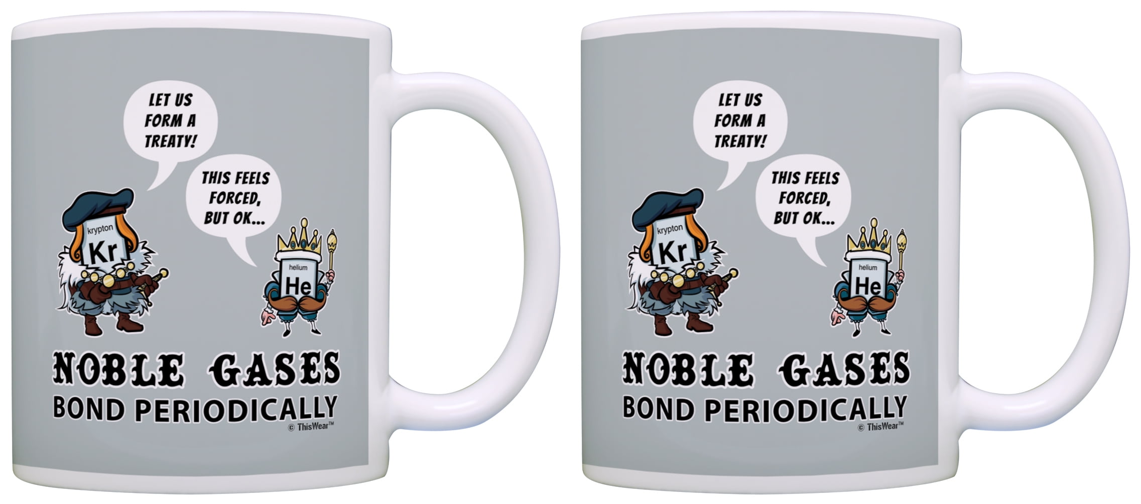 ThisWear Science Nerd Gifts Noble Gases Bond Periodically Science Gag ...