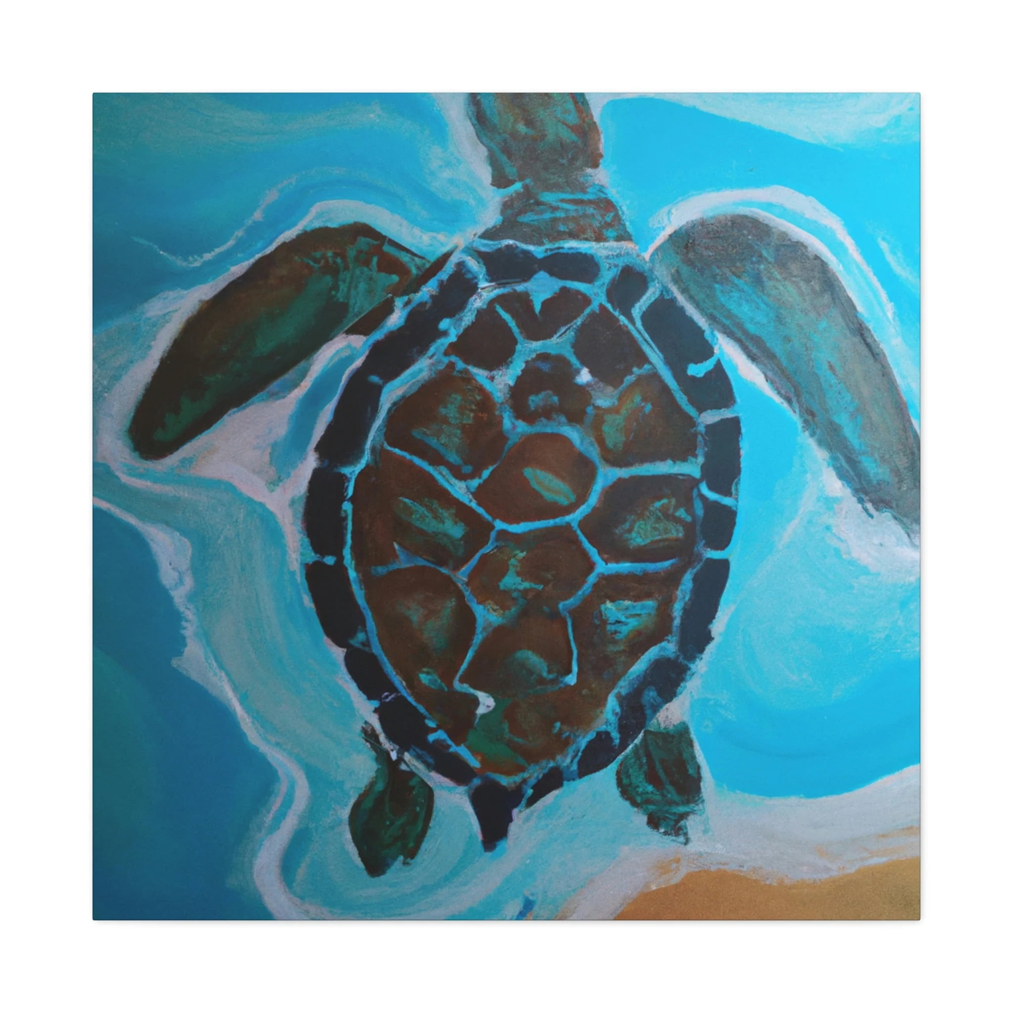Sea Turtle: Inspire - Canvas - Walmart.com