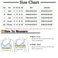 Ahuyic Womens Sports Bra,Summer Plus Size Bra,Womens Non Steel Ring ...