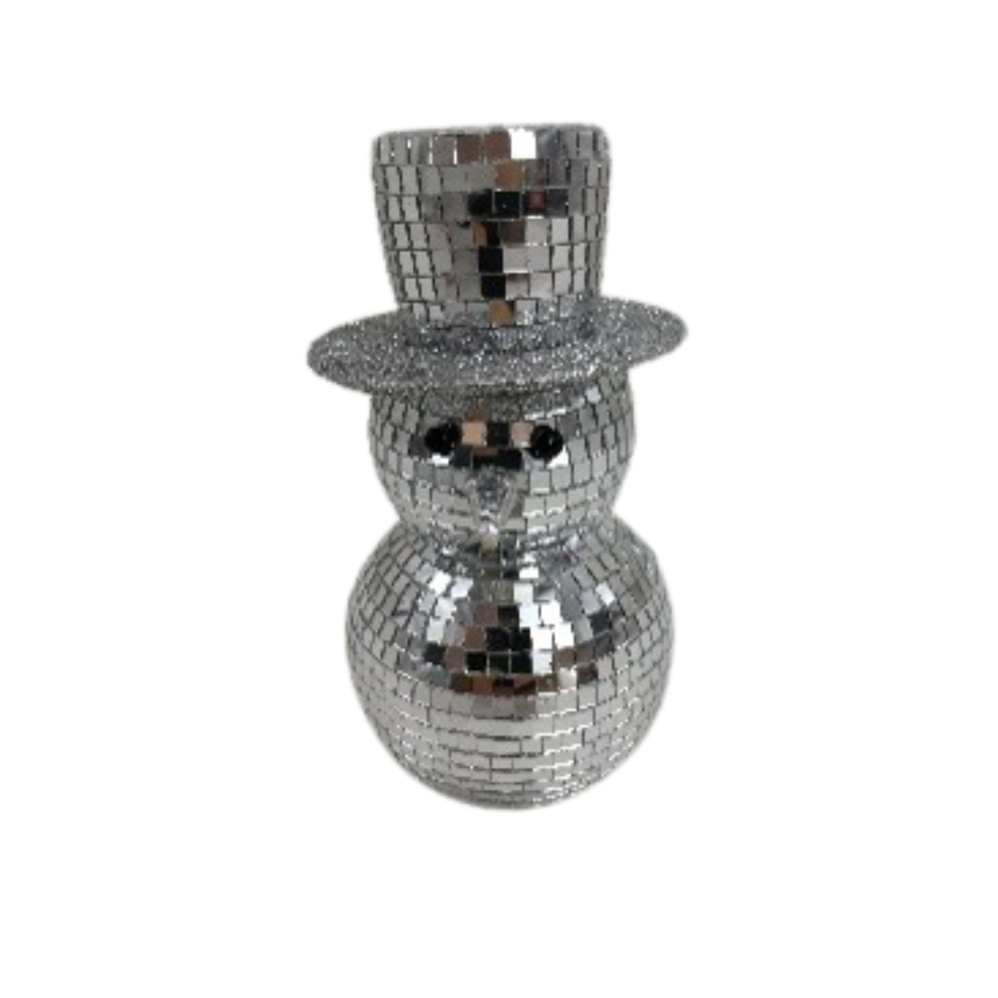 Click here for Ih Casadécor Disco Snowman With Hat Décor (Silver)... prices
