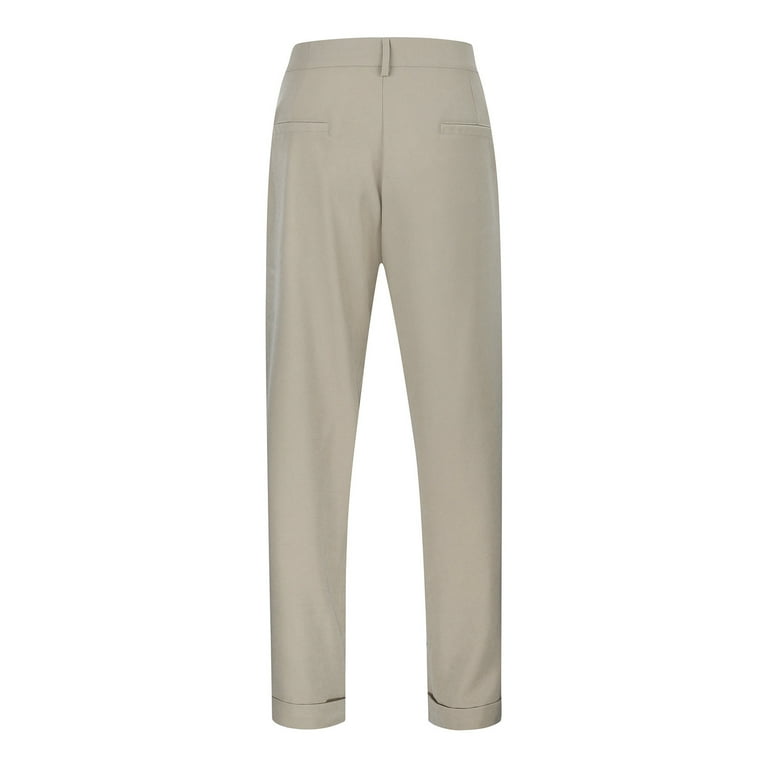 ZIZOCWA Casual Straight Wide Leg Pants for Men Solid Color ZIZOCWA Casual Straight Wide Leg Pants for Men Solid Color