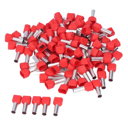 Twin Insulated Ferrule Pin, TE6014 Crimp Cord End Terminals Airtight ...