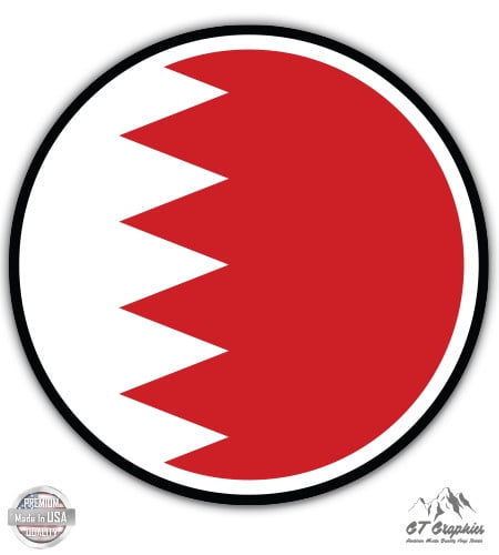 Bahrain - 5" Vinyl Sticker - For Car Laptop I-Pad - Waterproof Decal ...