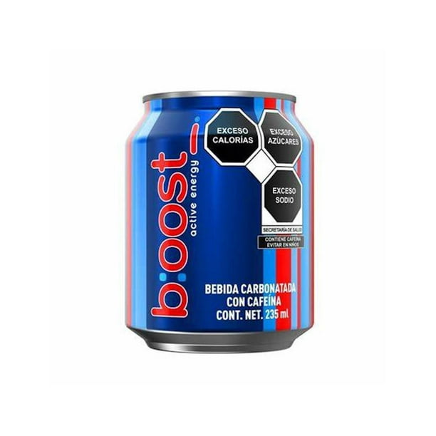 Pack de 24 Bebida Energizante Boost Active de 235ml Boost 235ml ...