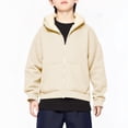 CCRFTGI Hoodie for Kids Boys Girls 10-12 Sherpa Fleece Lined Full Zip ...