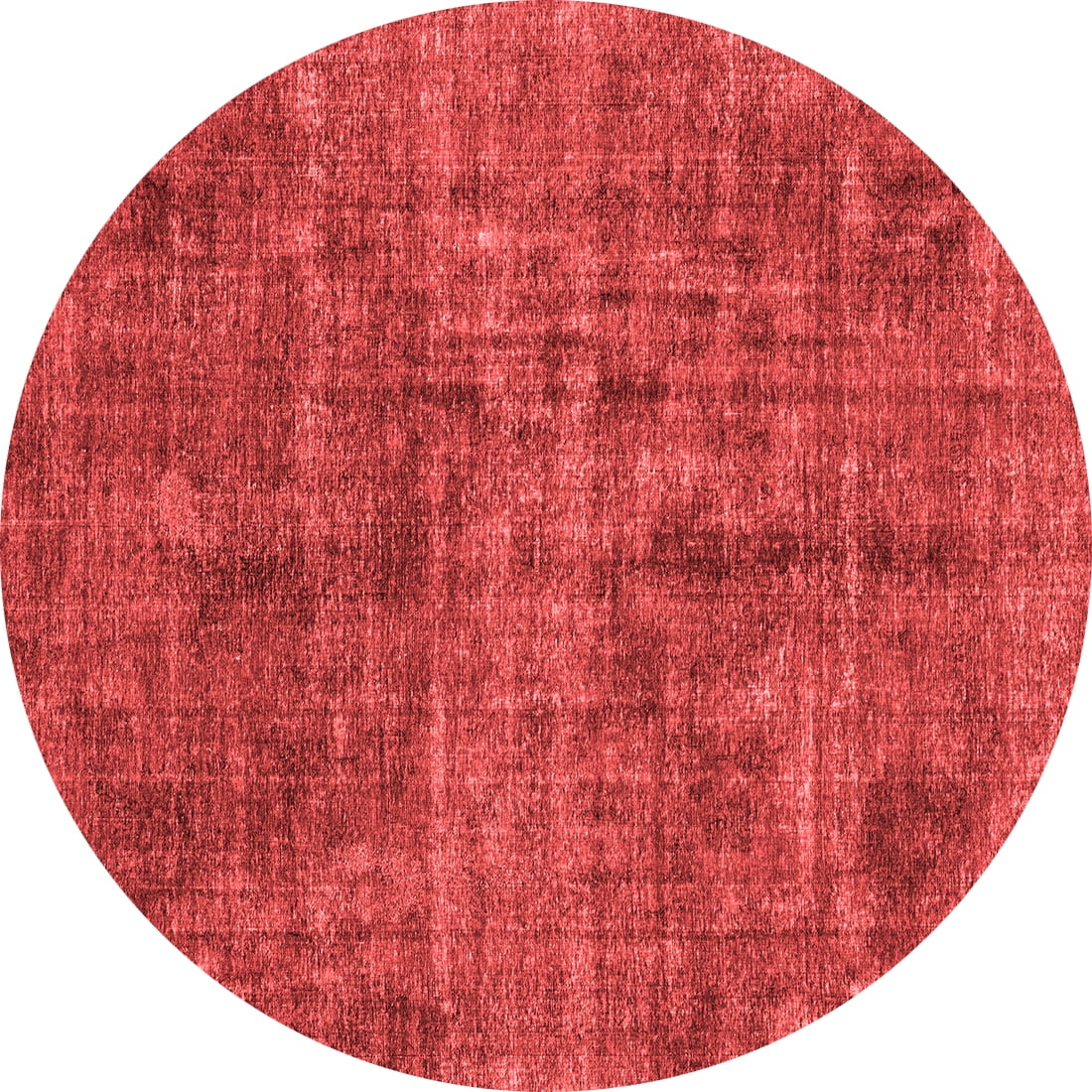 Ahgly Company Indoor Round Abstract Red Modern Area Rugs, 6' Round ...