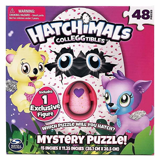 Hatchimals Collegtibles Mystery Puzzle! - 48 Pieces Includes 1 ...