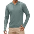 Betivan Men's Sun Protection Shirt Solid Color Long Sleeve Quick-Dry ...