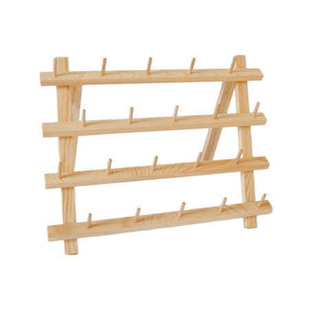 Spool Stand Wall Mount Collapsible Wooden Quilting Art Supply Gift ...