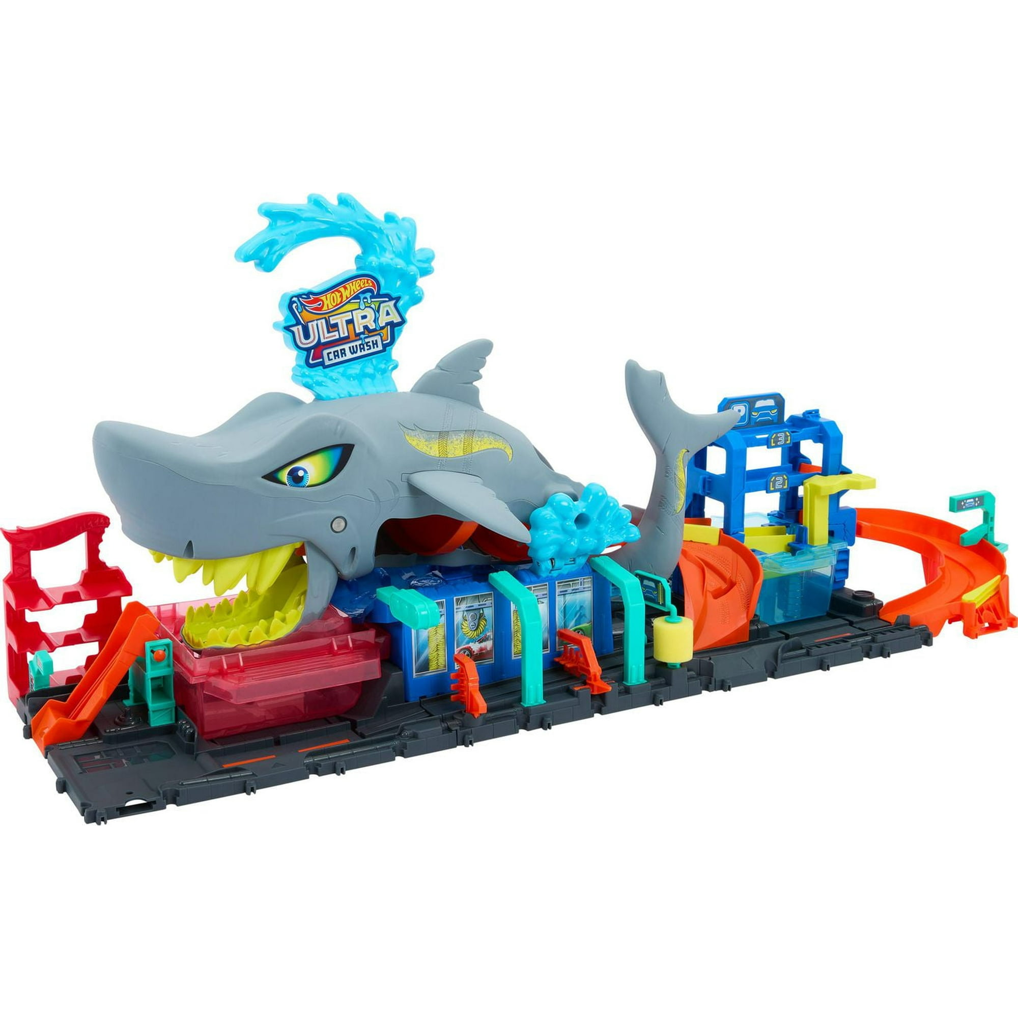 Click here for Hot Wheels City Ultra Shark Car Wash With Color Re... prices