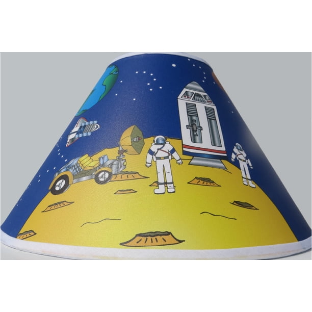 Outer Space Lamp Shade / Children's Nursery Space Decor - Walmart.com ...