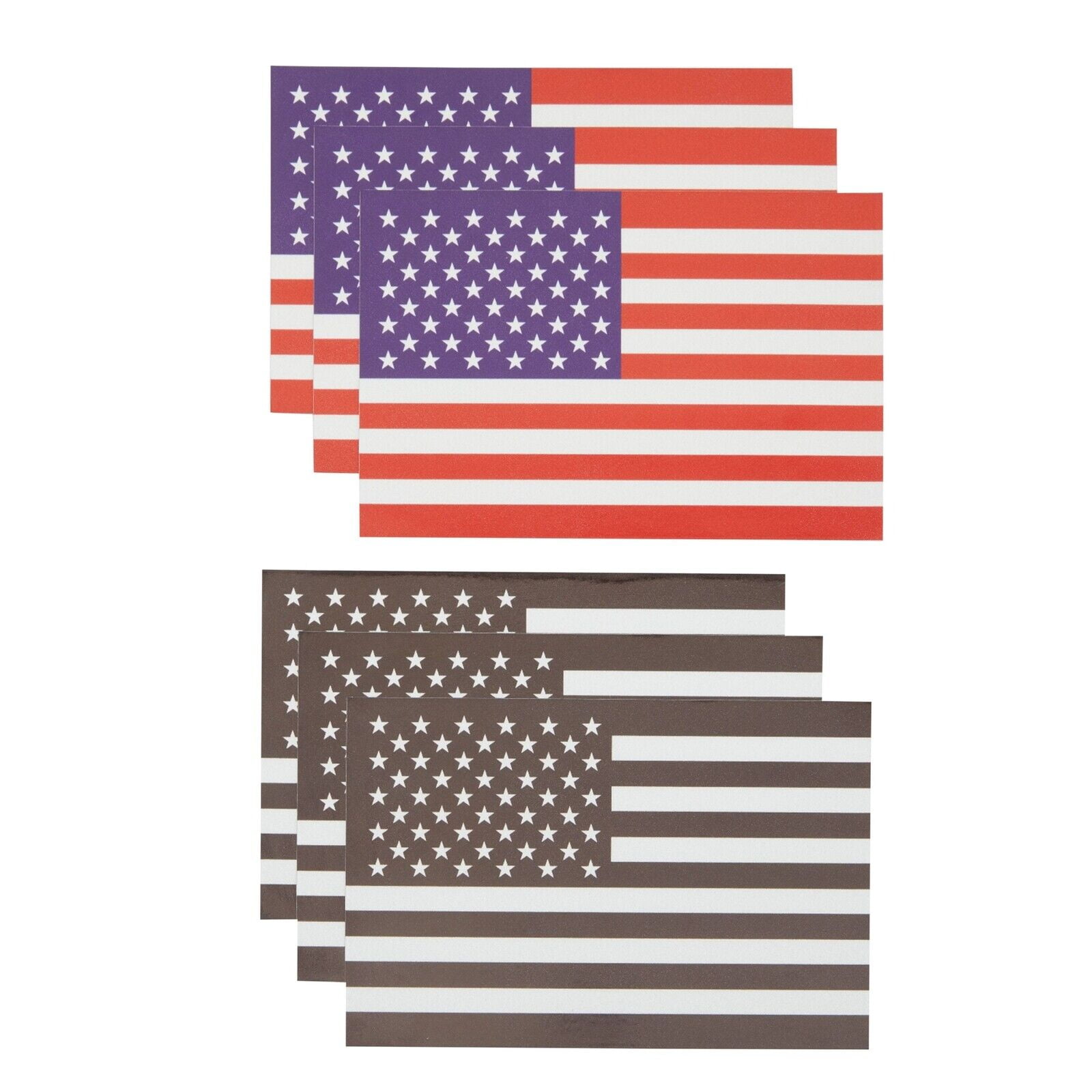 American Flag Car Decals, Patriotic Stickers, Magnet Decal (6 x 4 in, 6 ...